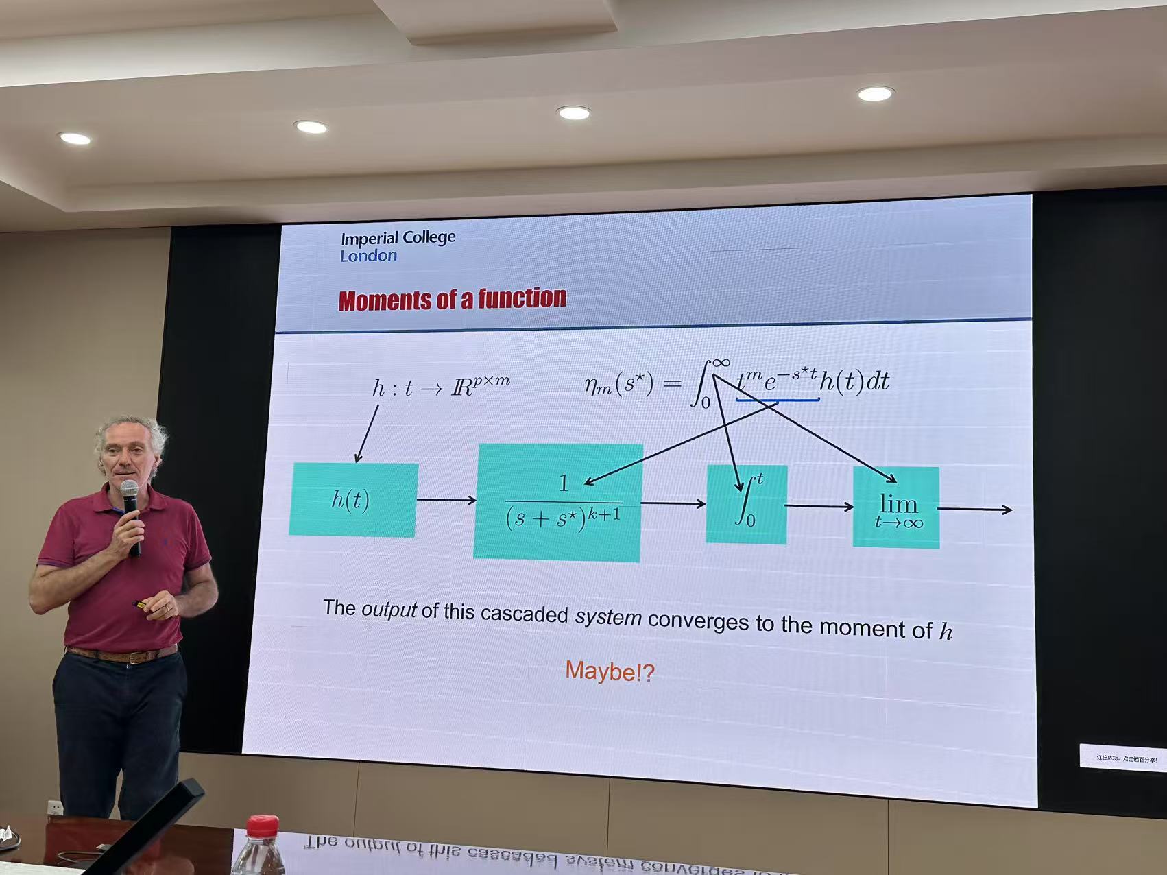 欧洲科学院院士、英国帝国理工学院Alessandro Astolfi教授受邀访问我院并作学术报告