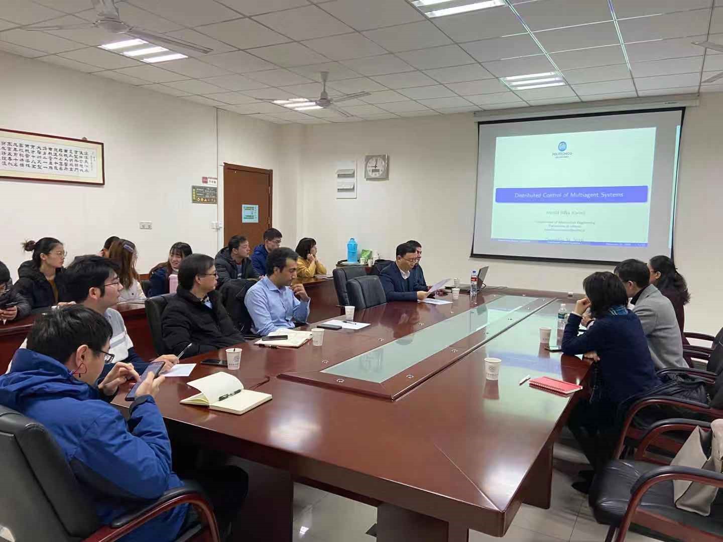 意大利米兰理工大学Hamid Reza Karimi教授访问我校并做学术报告