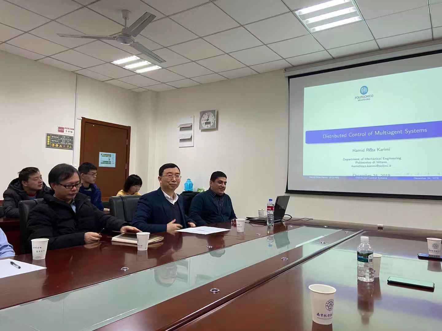 意大利米兰理工大学Hamid Reza Karimi教授访问我校并做学术报告